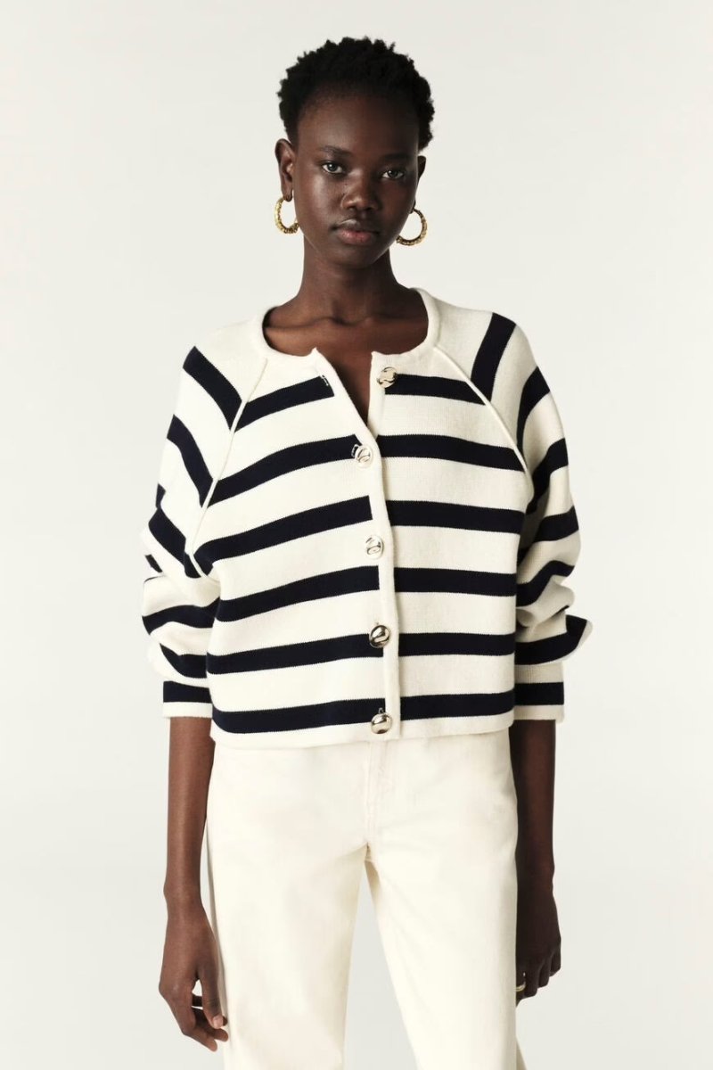 Bash Massimo Cardigan in Ecru – Edito boutique